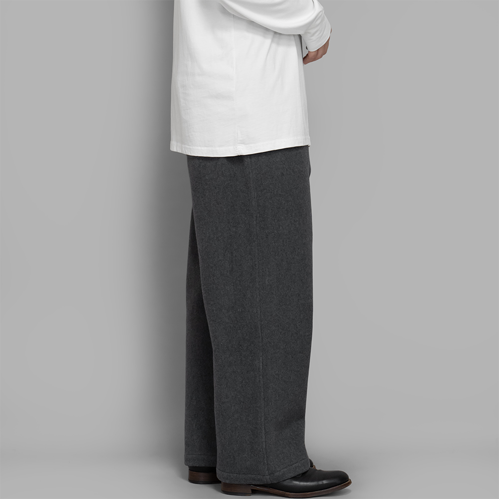 MITTAN / ウールブランケットワイド (灰) | twelve